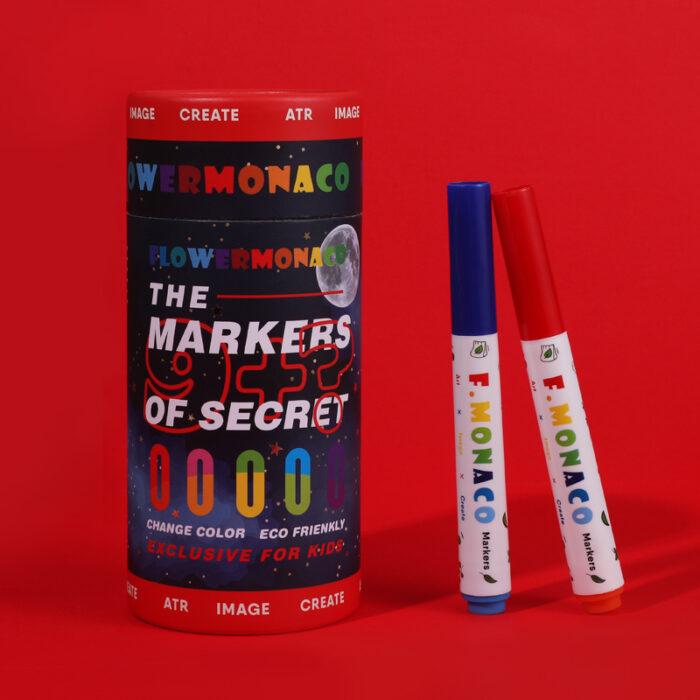 英國 Flower monaco兒童星空彩繪變色筆9+1 - 童心星球-兒童潛能開發品牌